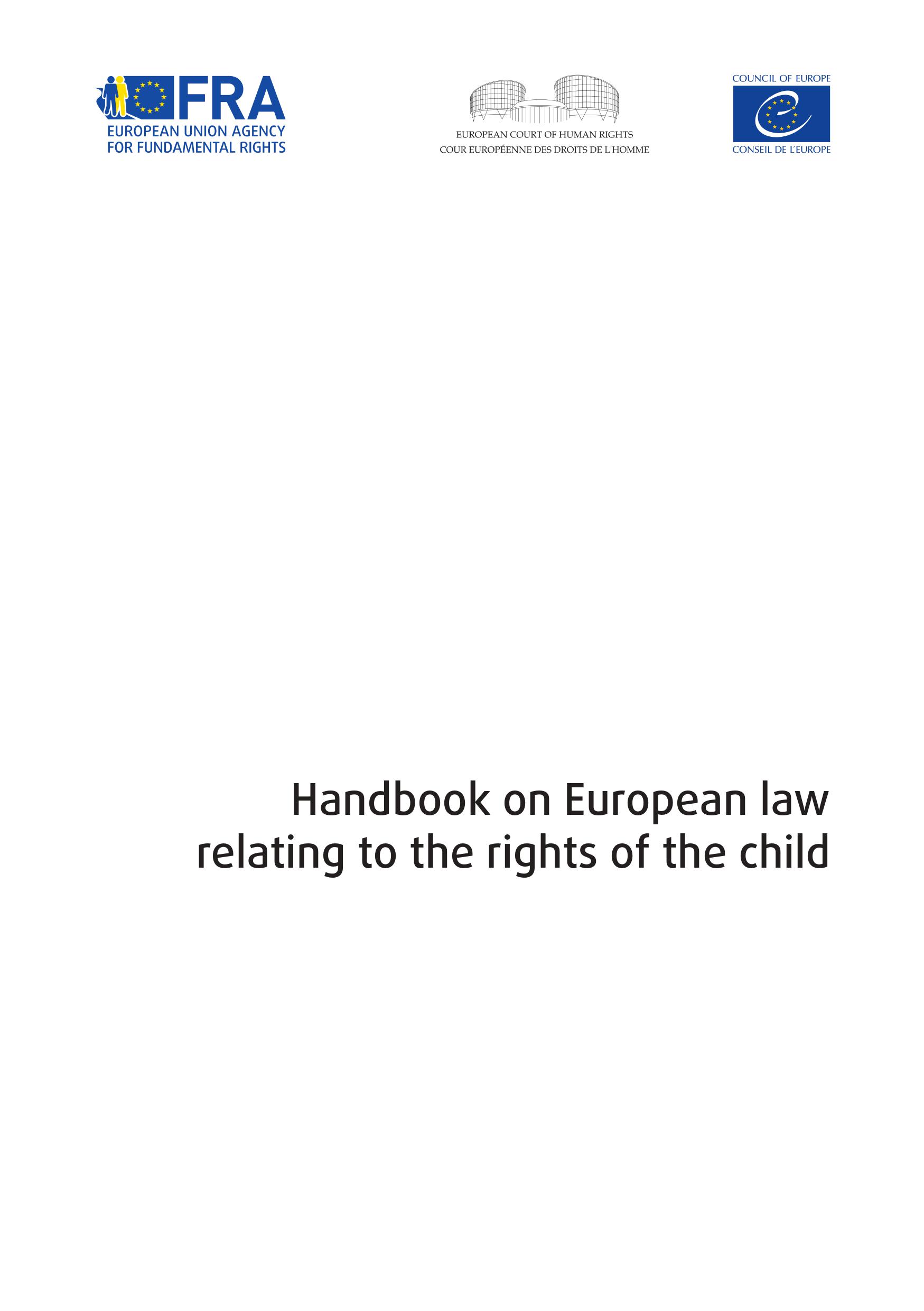 Handbook on European law relating to the rights of the child (page 1)